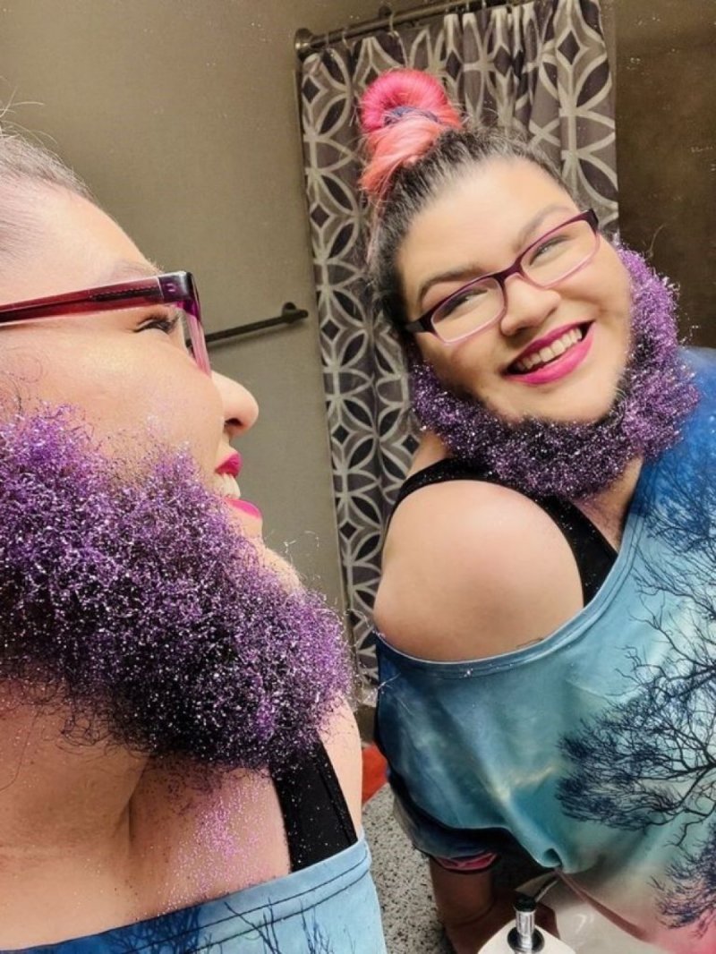 Mujer con barba deja de afeitarse por un año; “me siento hermosa”, dice