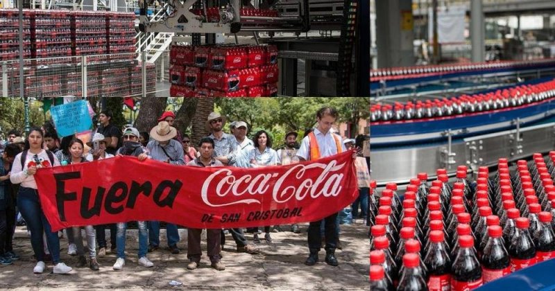 Coca Cola explota 28.2 millones de metros cúbicos de agua en México