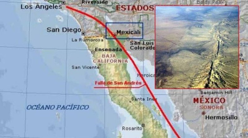 Falla de San Andrés: ¿Por dónde pasa y por qué se relaciona con ...