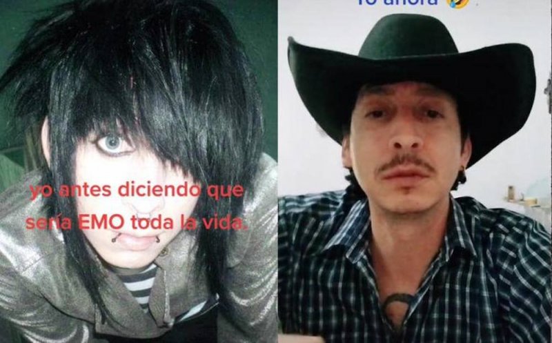 De Emo a Ranchero, usuario comparte radical cambio de look y se viraliza