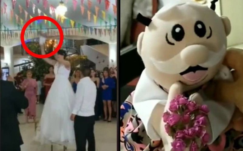 Novia avienta al Dr Simi en vez de ramo de flores en su boda y se viraliza