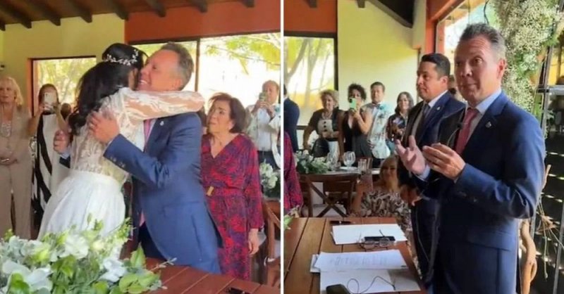 Pablo Lemus ofició boda de Eli Castro, cercana a empresario acusado de ...