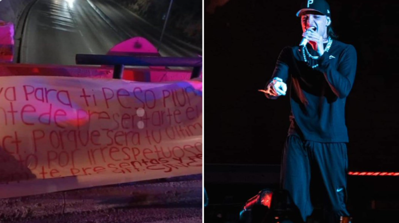 ¿Qué es lo que decía la Narcomanta con la que amenazaron a Peso Pluma?