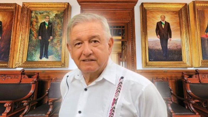 AMLO será inmortalizado en una pintura, su óleo estará en la Galería de ...