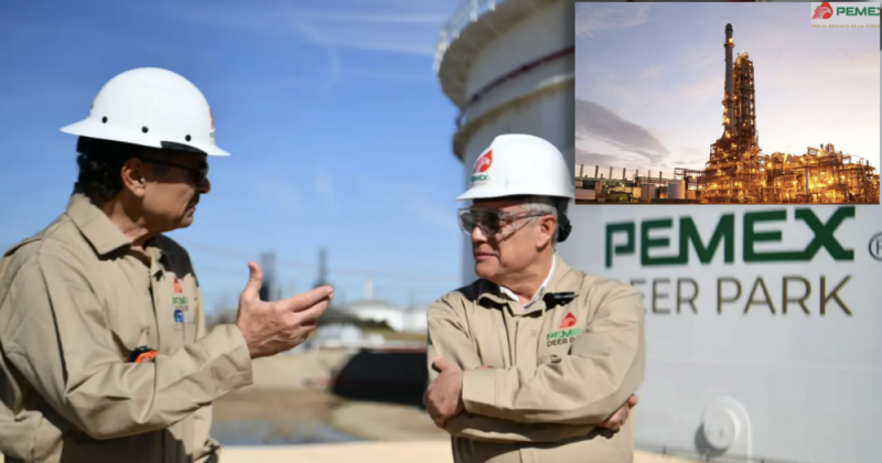 Reporta PEMEX ganancias HISTÓRICAS de la Refinería Deer Park